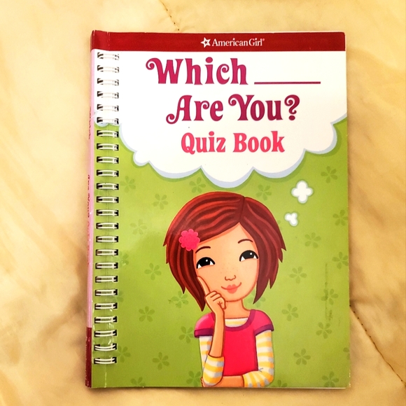 American Girl | Other | American Girl Which Are You Quiz Book Vintage ...